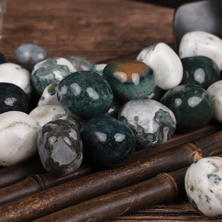 Large Flower Agate Polished Tumbled Gemstones