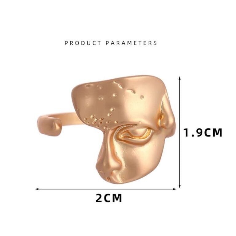 Unique Fashion Rings with Mask Design Wholesale
